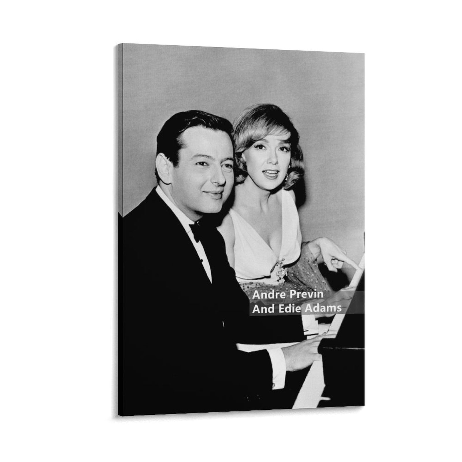 Andre Previn And Edie Adams Poster Painting On Canvas Wall Art Poster ...