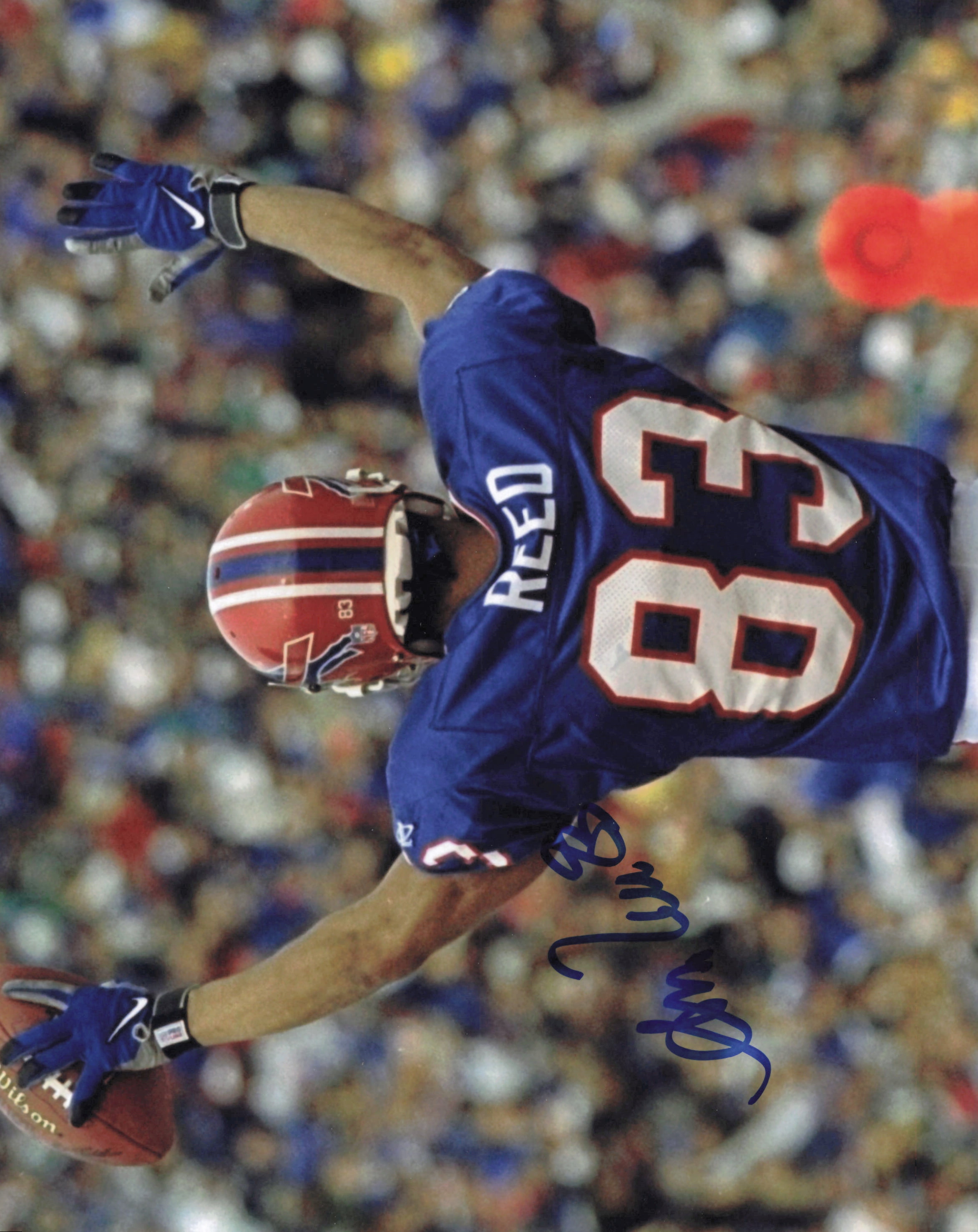 Andre Reed Autographed 8x10 Photo Buffalo Bills SKU #247463 - Walmart.com