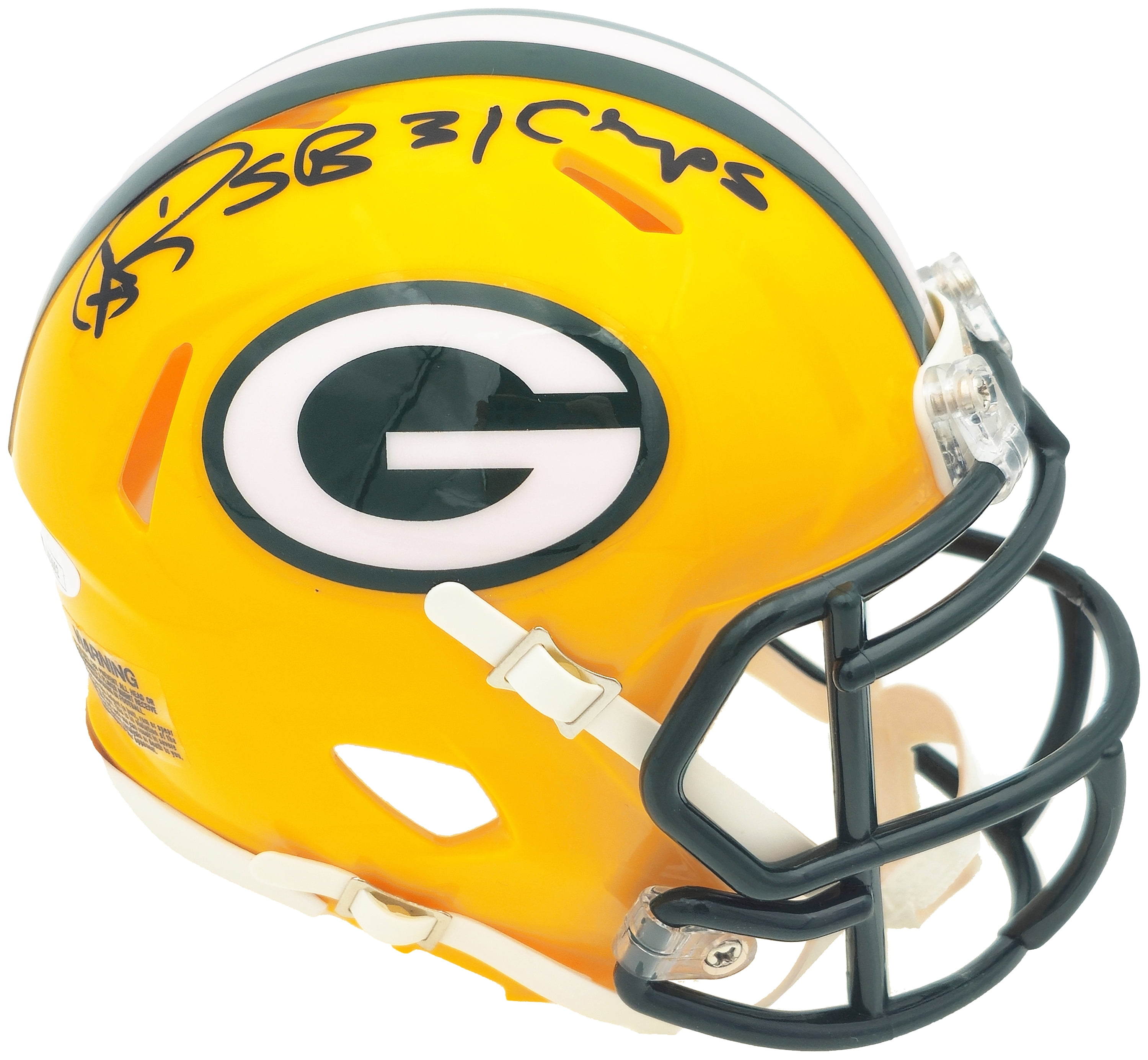 Andre Rison Autographed Green Bay Packers Yellow Speed Mini Helmet "SB ...