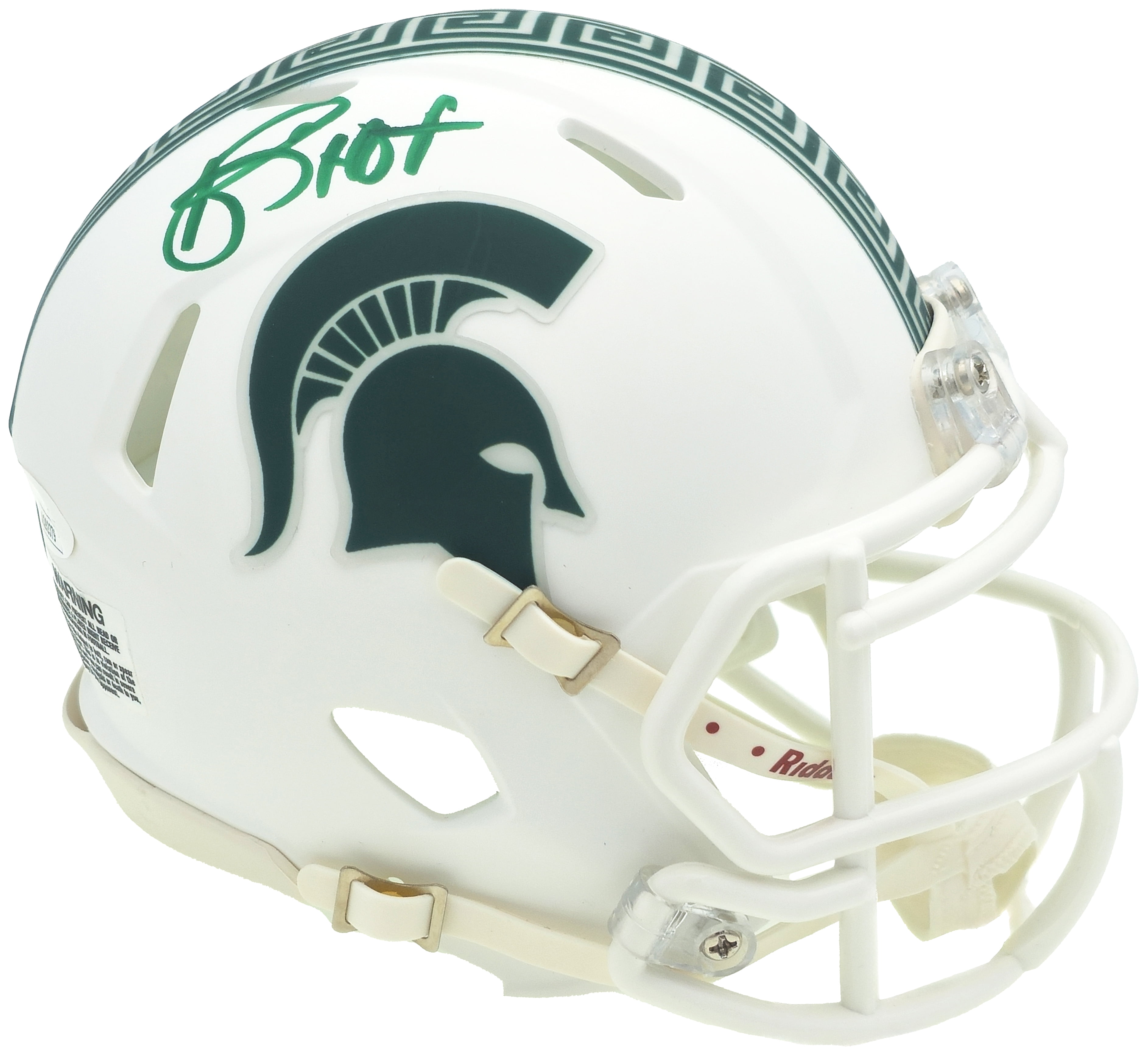 Andre Rison Autographed Michigan State Spartans Satin White Speed Mini ...
