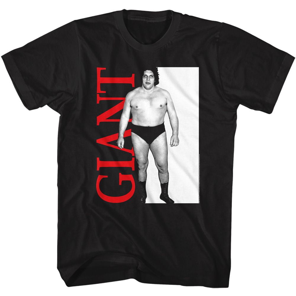 Andre The Giant Andre Giant Black Adult T-Shirt 3Xlt - Walmart.com