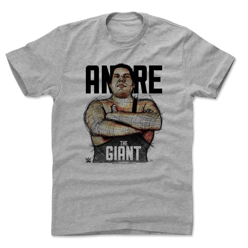 Andre The Giant Sketch Vintage T-shirt, Sport shirt, Game Day - Walmart.com