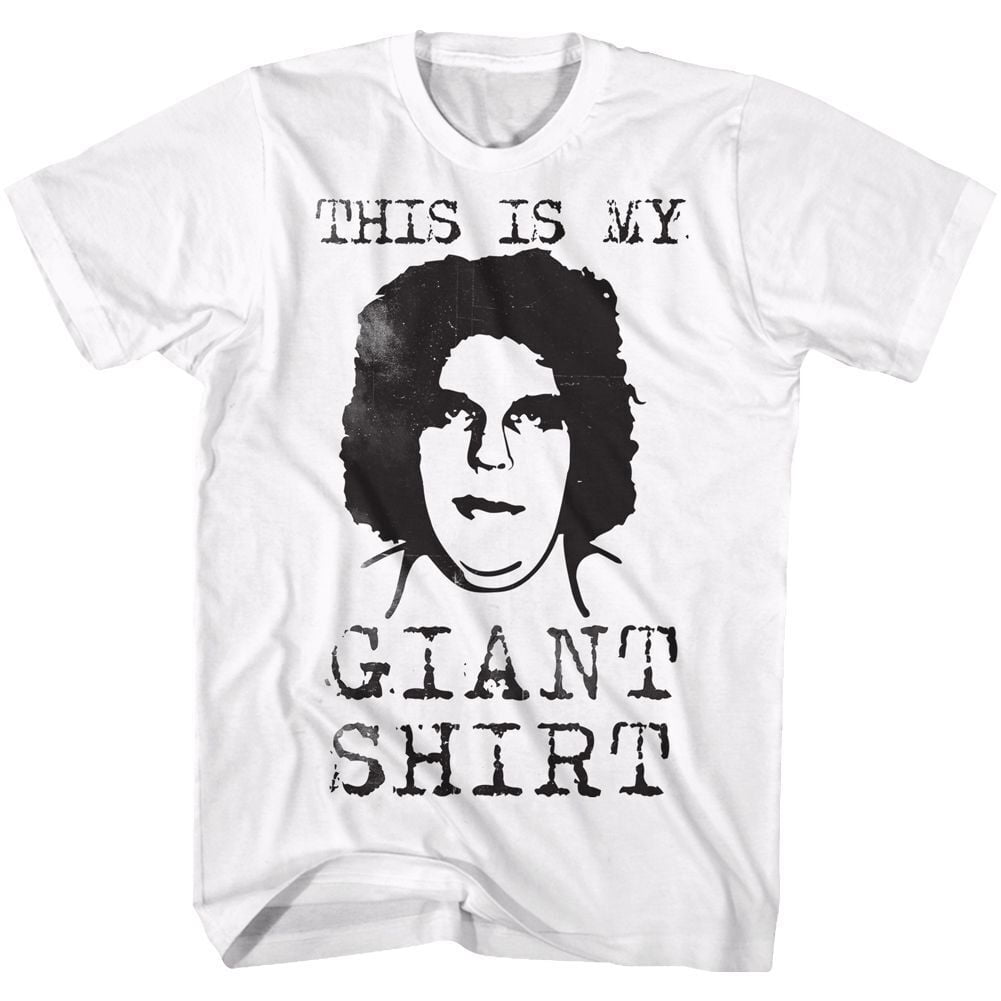 Andre The Giant Straight Outta Here White Icon Shirt - Walmart.com
