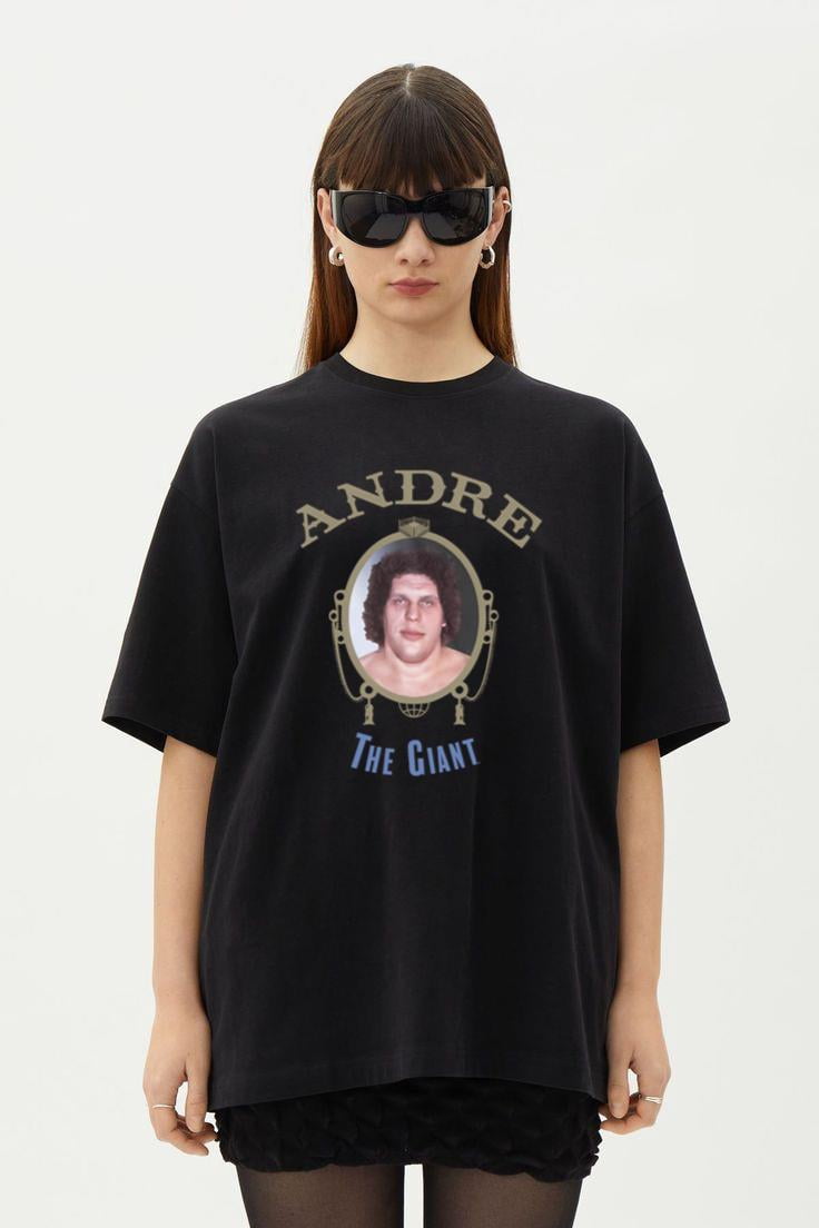 Andre The Giant T-shirt with Classic Wrestling Tribute Design for Retro ...