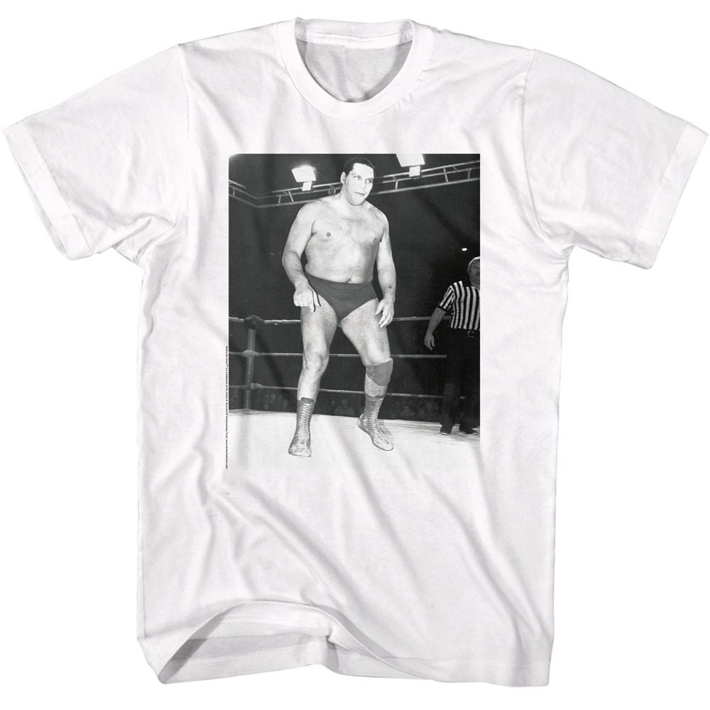 Andre The Giant Andre Bw White Adult T-Shirt 2Xl - Walmart.com