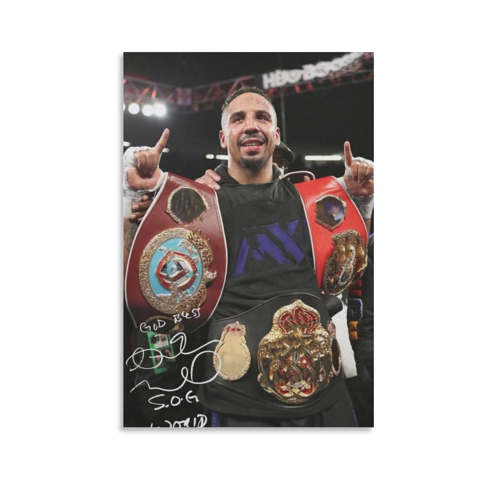 Andre Ward Canvas Poster Wall Art Poster Scroll Canvas Painting Picture ...