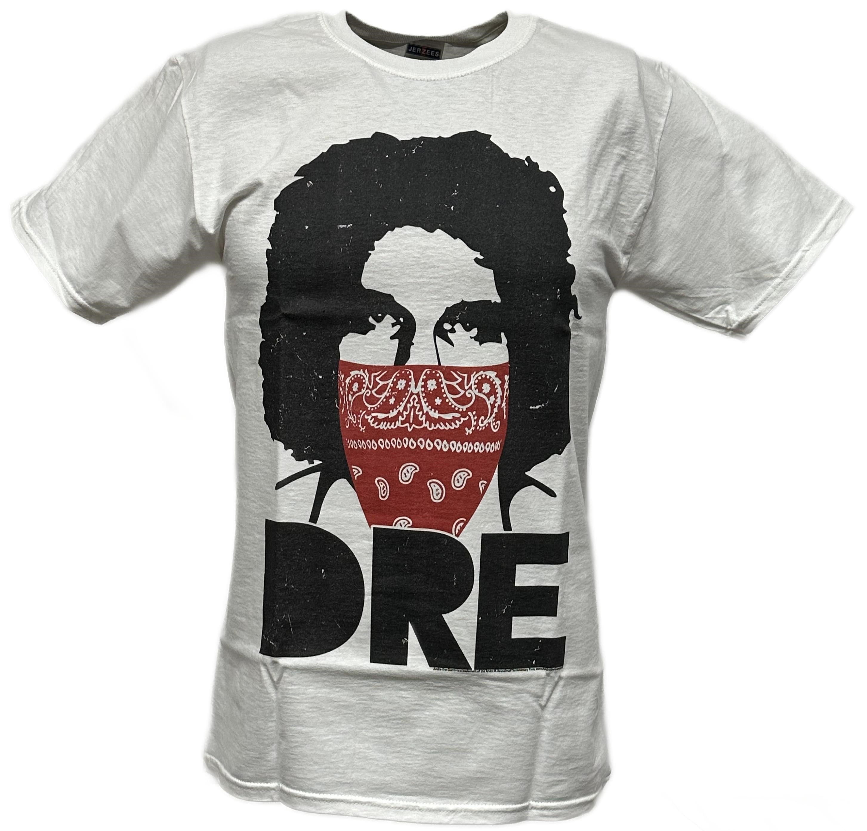 Andre the Giant Bandana DRE Mens White T-shirt - Walmart.com