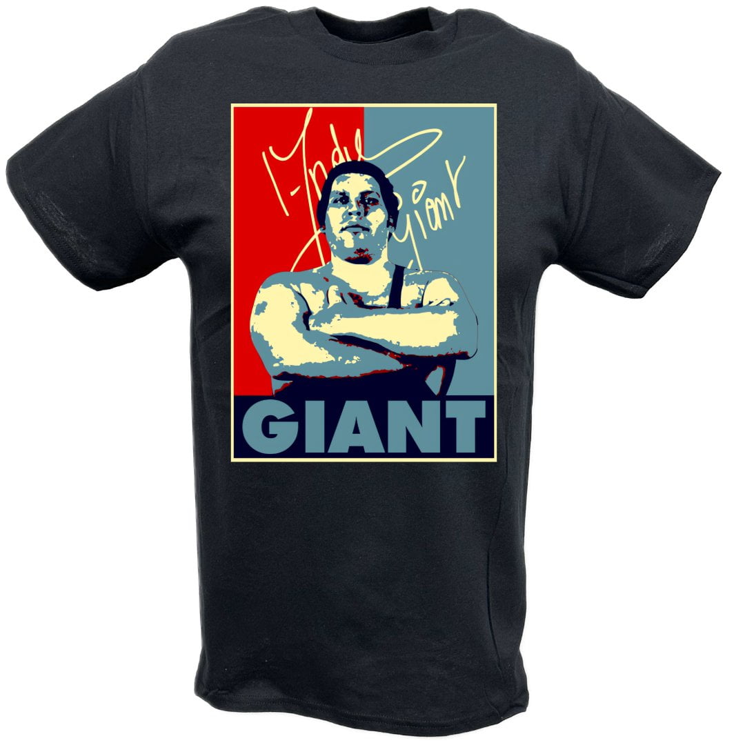 Andre the Giant Red Blue Logo T-shirt - Walmart.com