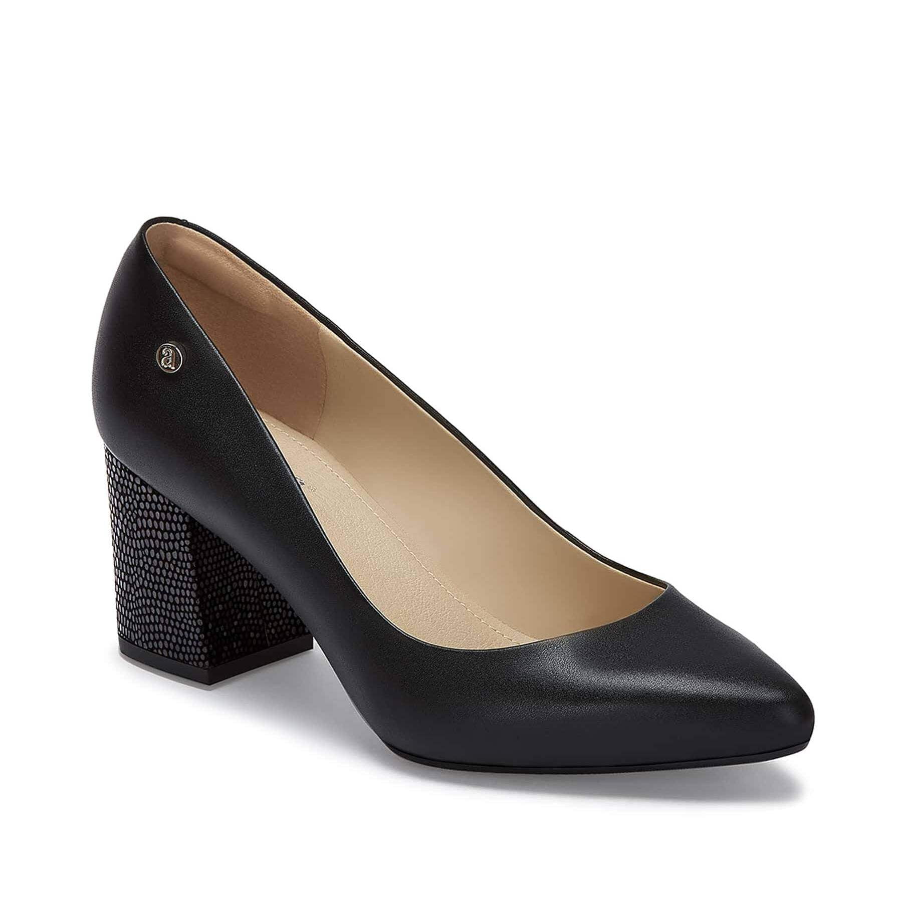 Andrea Block Heel Pumps 62469 - Walmart.com