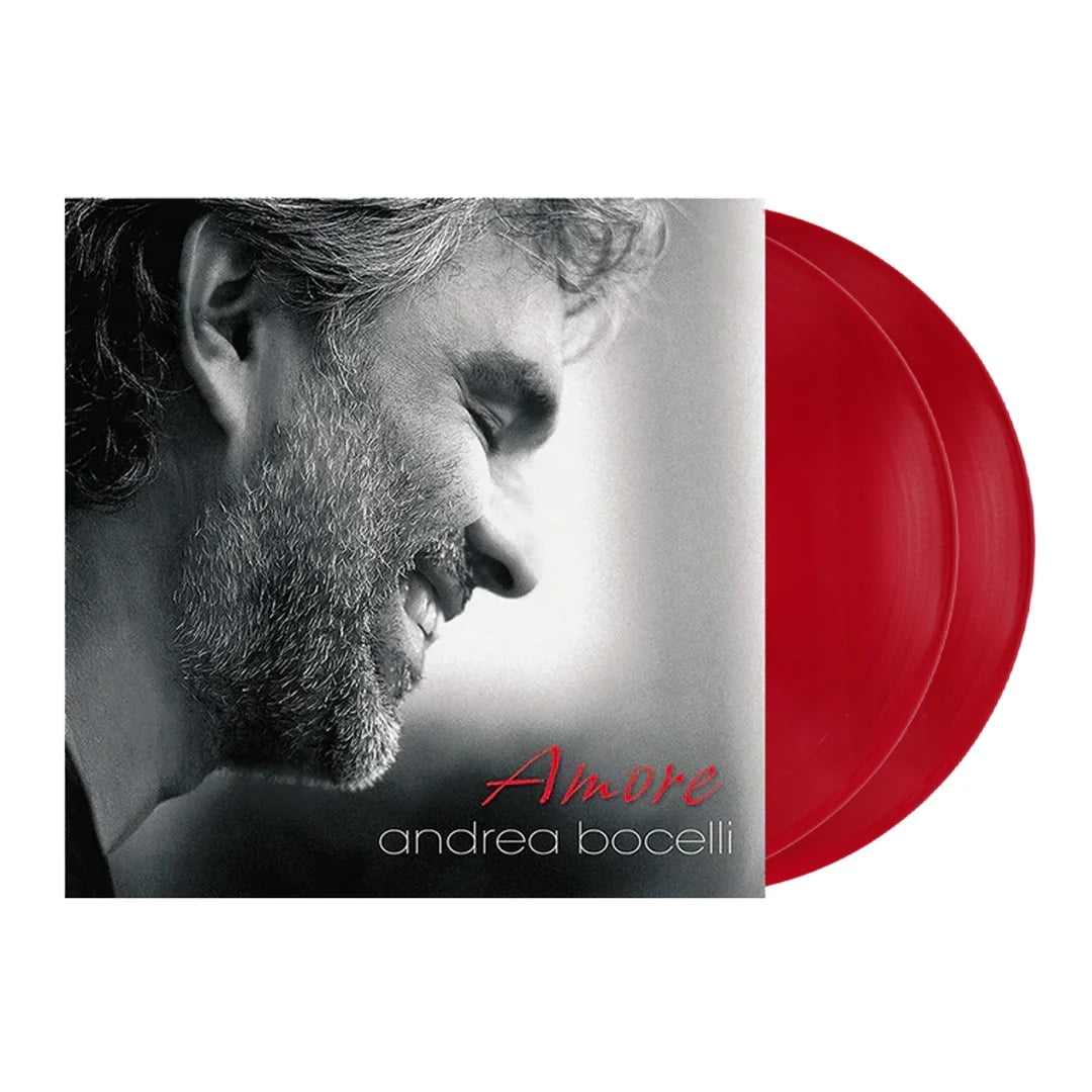 Andrea Bocelli Amore (Vinyl Record) Transparent Red / 2LP - Walmart.com