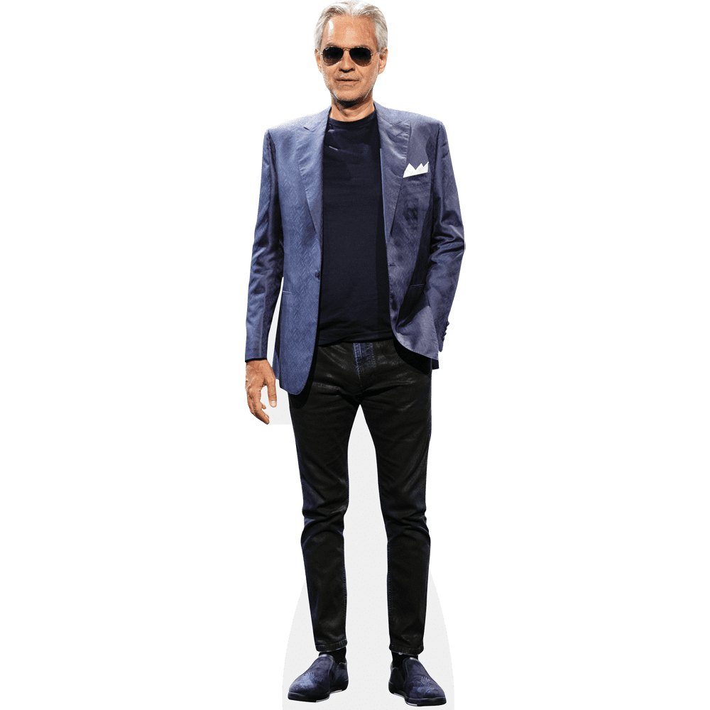Andrea Bocelli (Jeans) Mini Cardboard Cutout Standee - Walmart.com