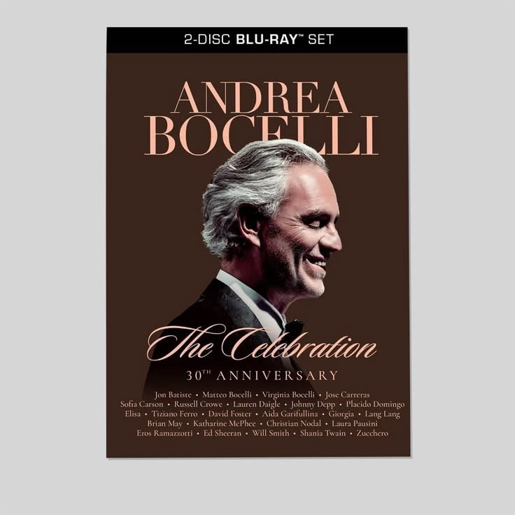 Andrea Bocelli The Celebration - 30th Anniversary (Blu-ray) Music ...