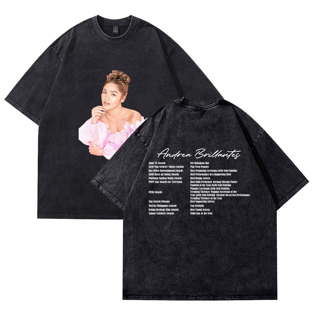 Andrea Brillantes Unisex Premium Washed Cotton T-Shirt – Hip-hop Style ...