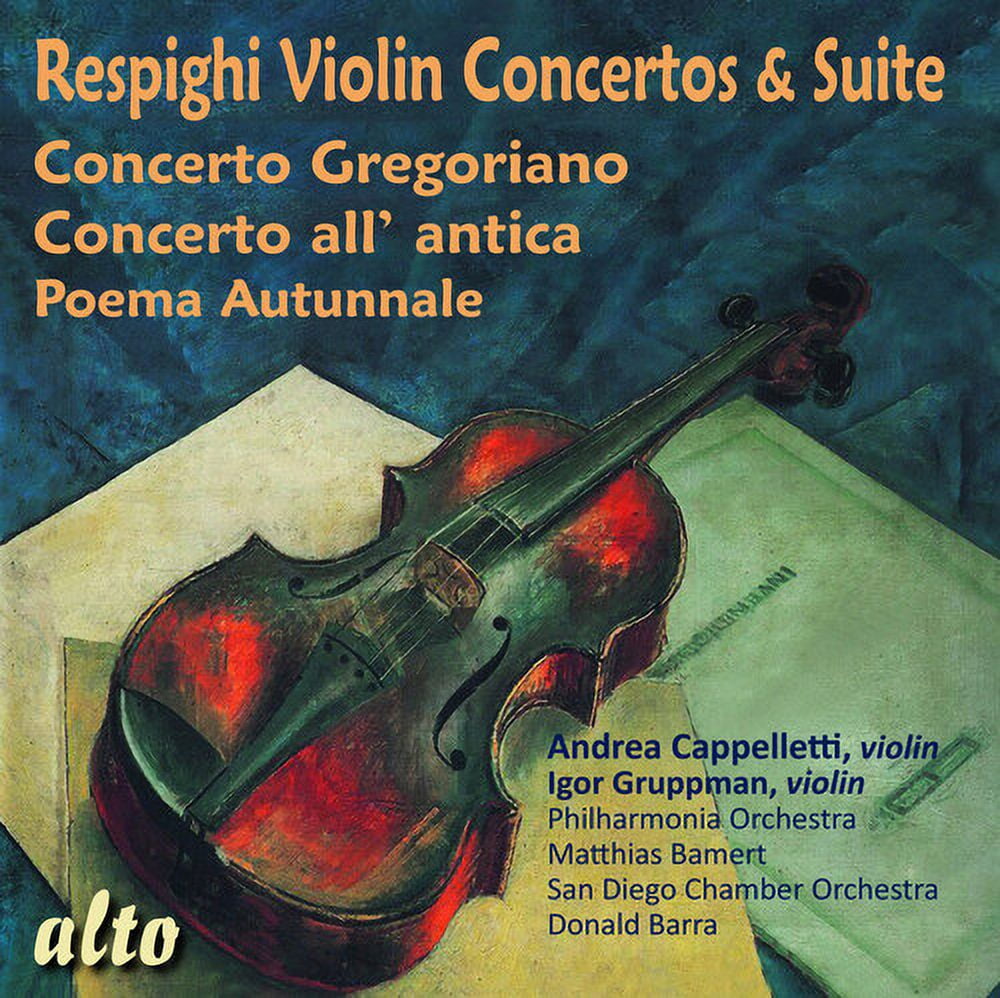 Andrea Cappelletti - Respighi: Violin Concertos & Suite - Music & Performance - CD - Walmart.com