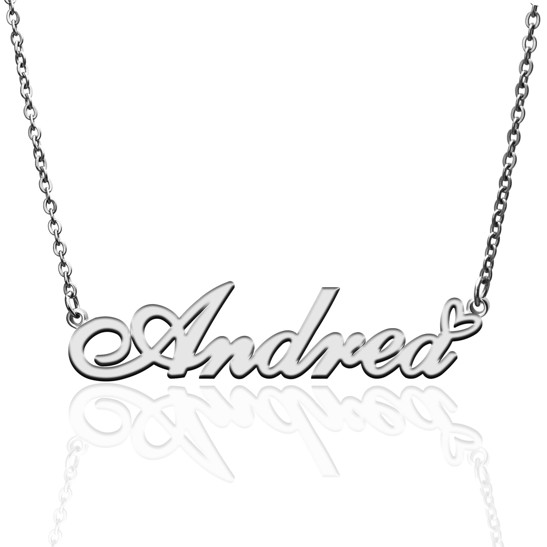 Andrea Custom Name Necklace Customized Personalized Plated Name ...