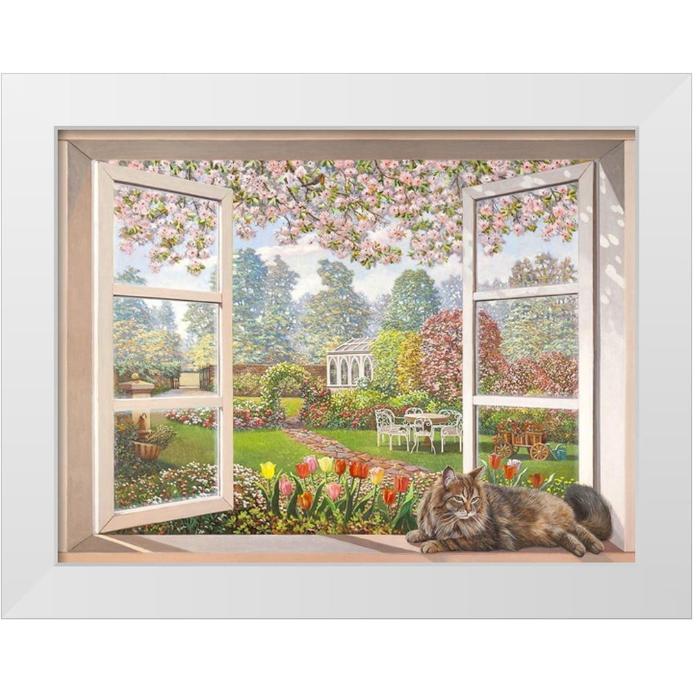 Andrea, Del Missier 14x12 White Modern Wood Framed Museum Art Print ...