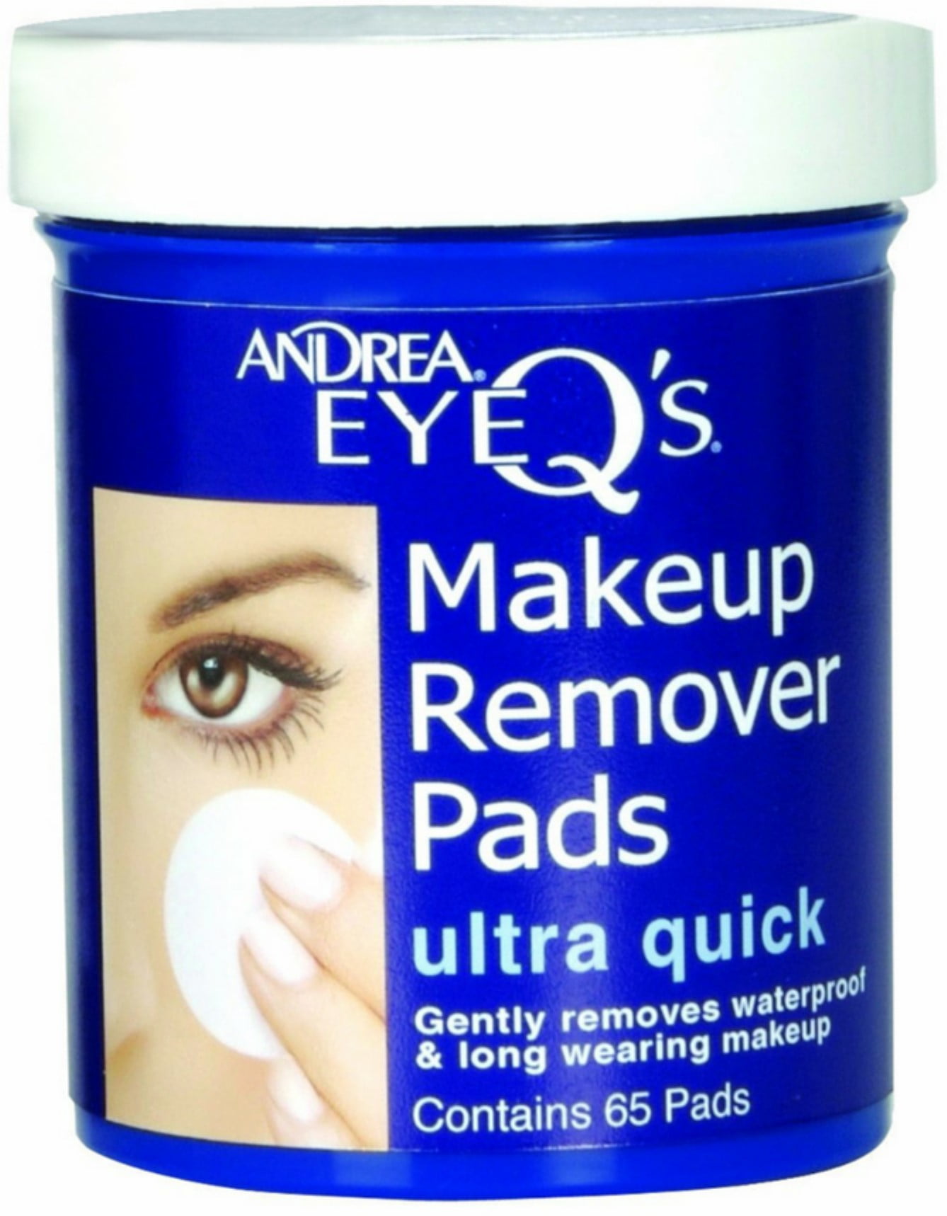 Andrea Eye Q's Eye Make-Up Remover Pads Ultra Quick 65 Each (Pack of 4 ...