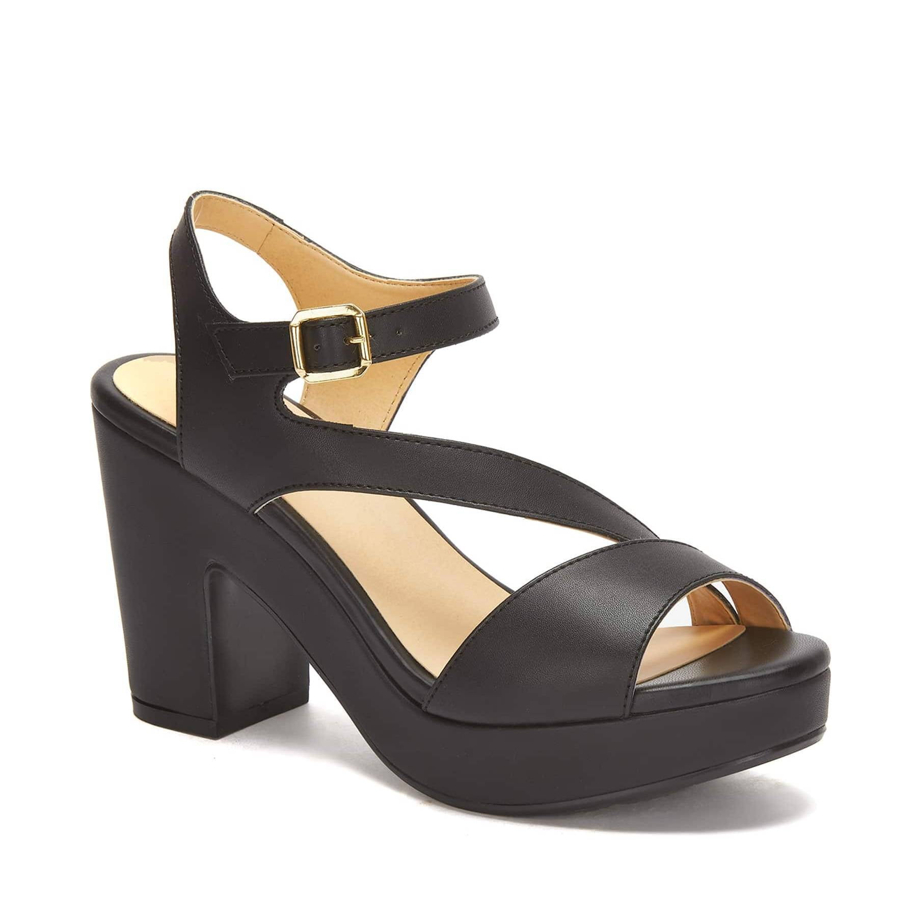 Andrea Fashion High Heel Ankle Strap Sandals 54773 - Walmart.com