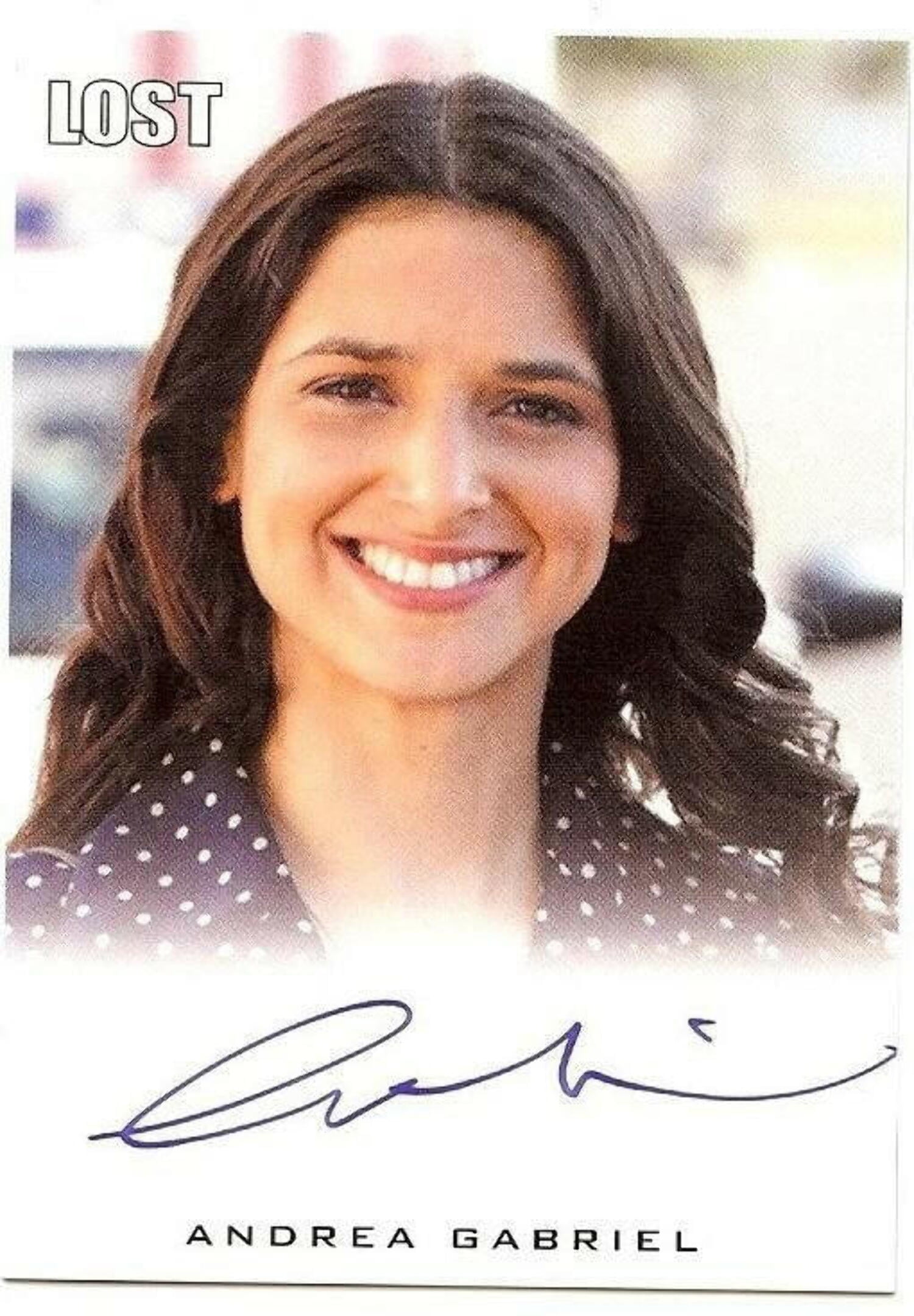 Andrea Gabriel LOST 2010 Rittenhouse certified autograph card - Walmart.com