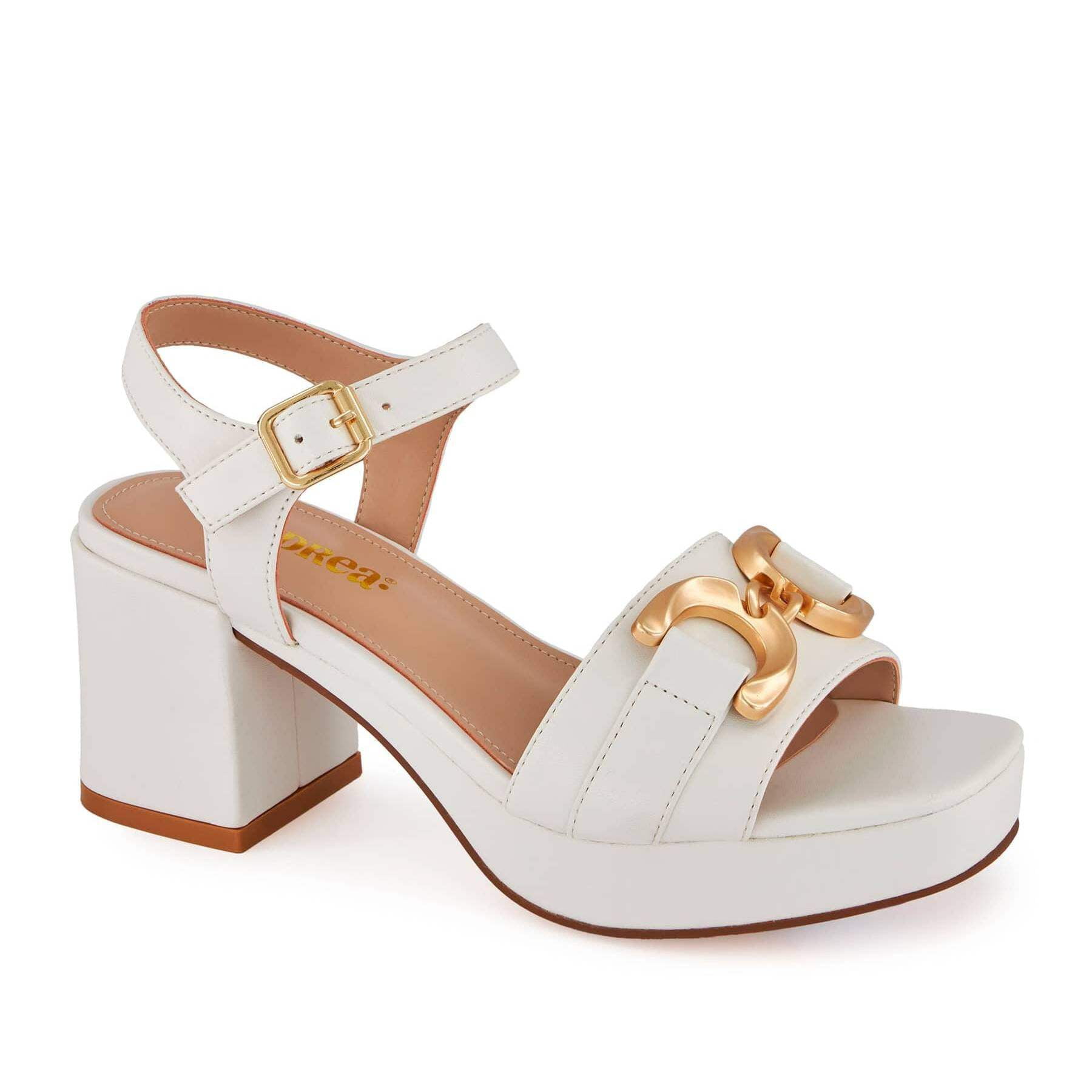Andrea High Heel Ankle Strap Sandal 66620 - Walmart.com