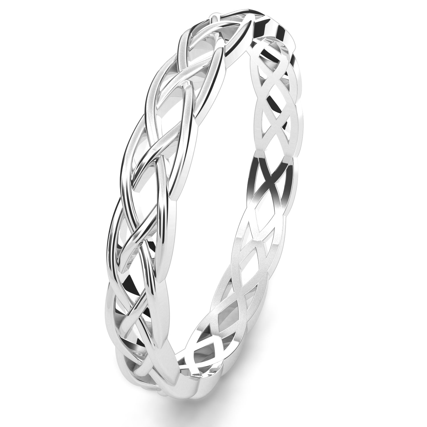 Andrea Jewelers Sz 5 Sterling Silver 925 Celtic Knot Eternity Band Ring - Walmart.com