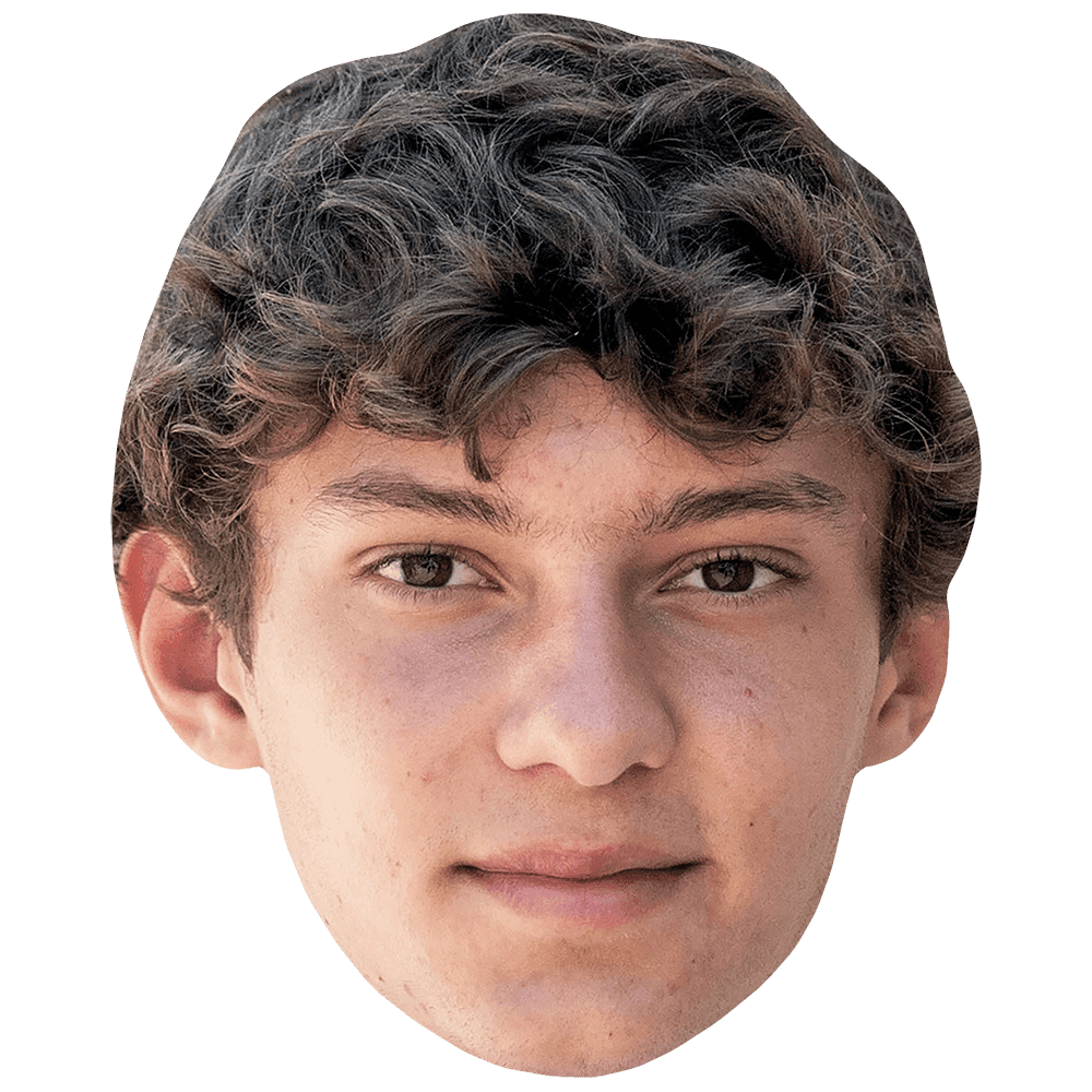 Andrea Kimi Antonelli (Curls) Big Head. Larger than life mask ...