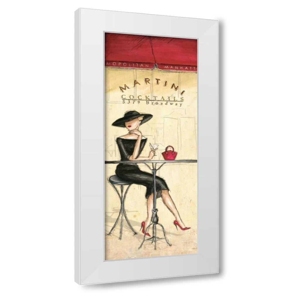Andrea Laliberte 8x14 White Modern Wood Framed Wall Art Titled ...