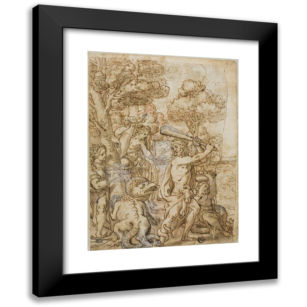 Andrea Lilio 11x14 Black Modern Framed Museum Art Print Titled ...