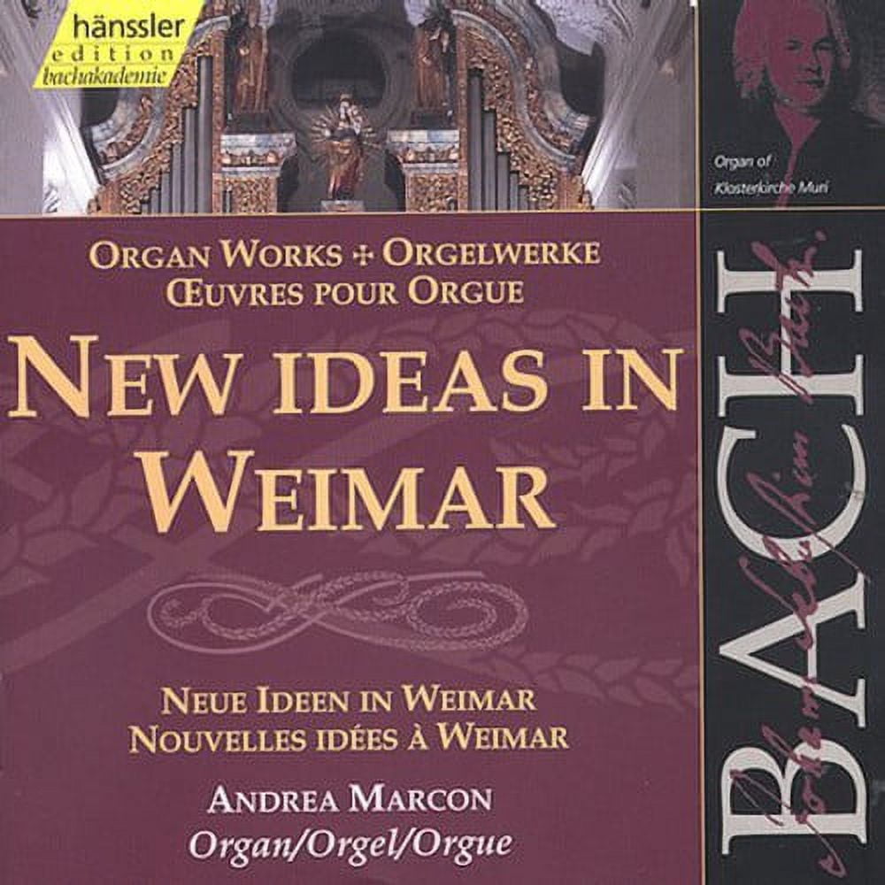 Andrea Marcon - New Ideas in Weimar - Music & Performance - CD ...