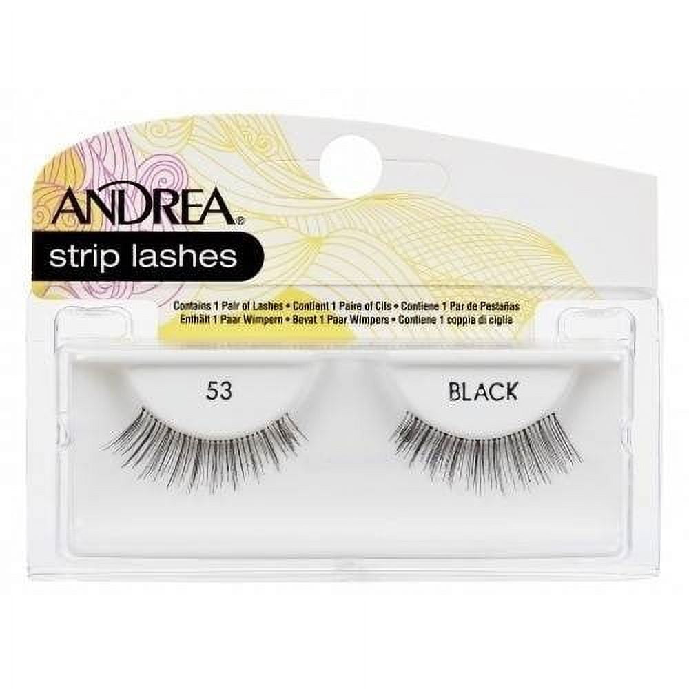 Andrea Mod Style 53 Natural Reusable Strip Lash Pair, Easy to Apply ...