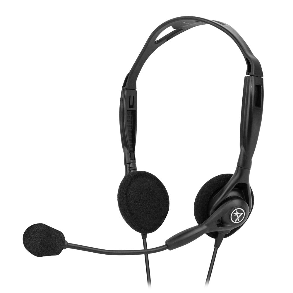 Andrea NC-125 Noise Canceling Stereo PC Headset with Dual 3.5mm Plugs ...