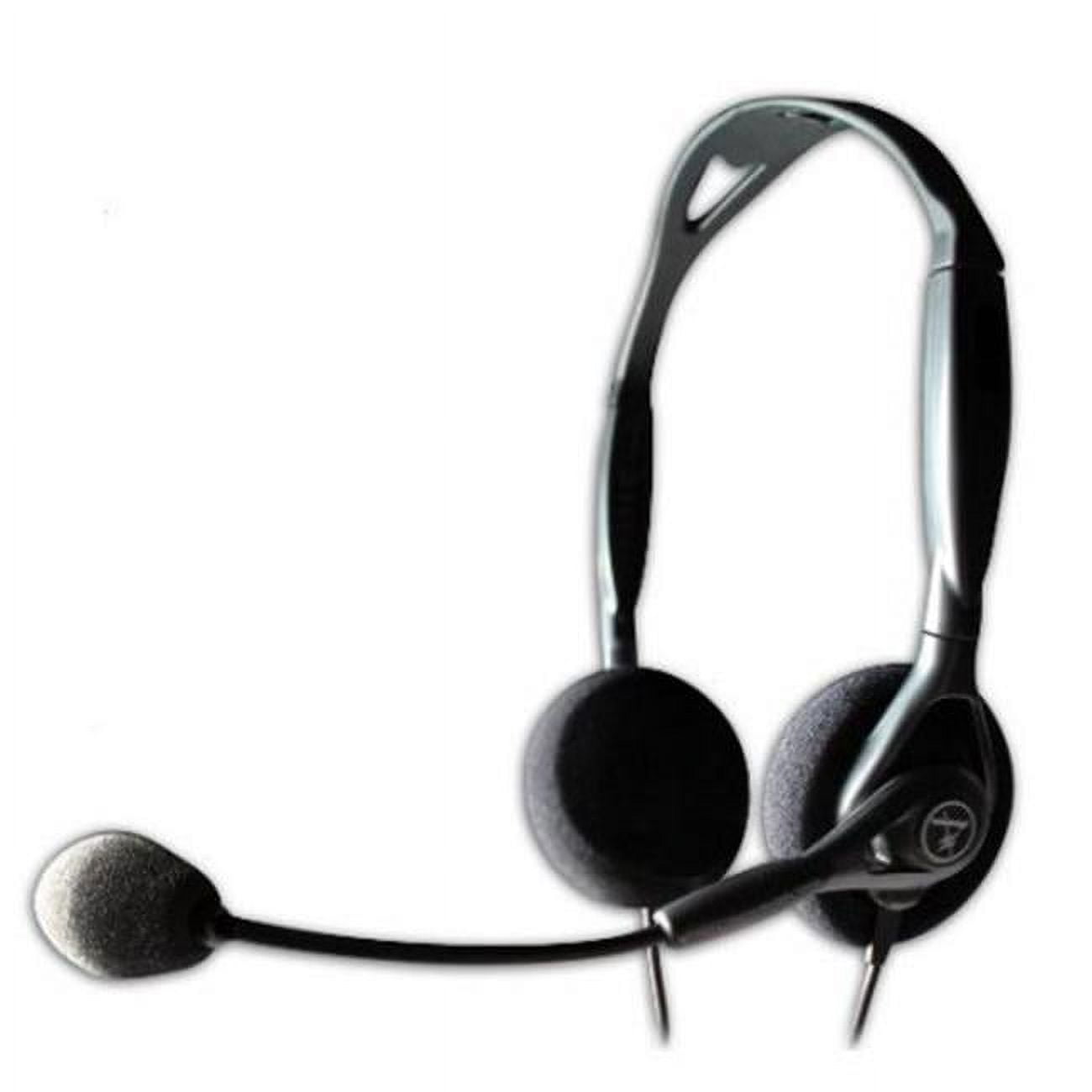 Andrea NC-125 Noise Canceling Stereo PC Headset with Dual 3.5mm Plugs ...