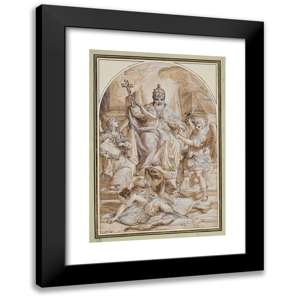 Andrea Proccaccini 18x24 Black Modern Framed Museum Art Print Titled ...