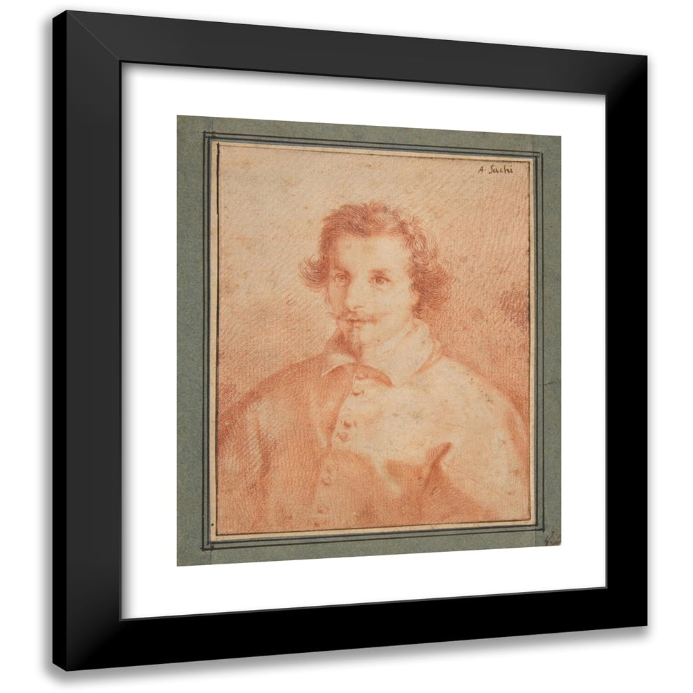 Andrea Sacchi 12x14 Black Modern Framed Museum Art Print Titled ...