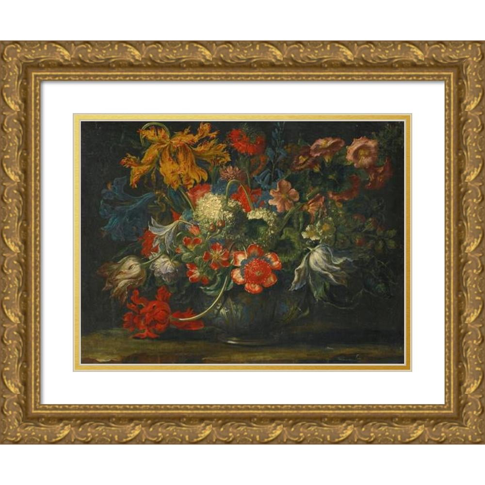Andrea Scacciati 14x11 Gold Ornate Wood Frame and Double Matted Museum ...