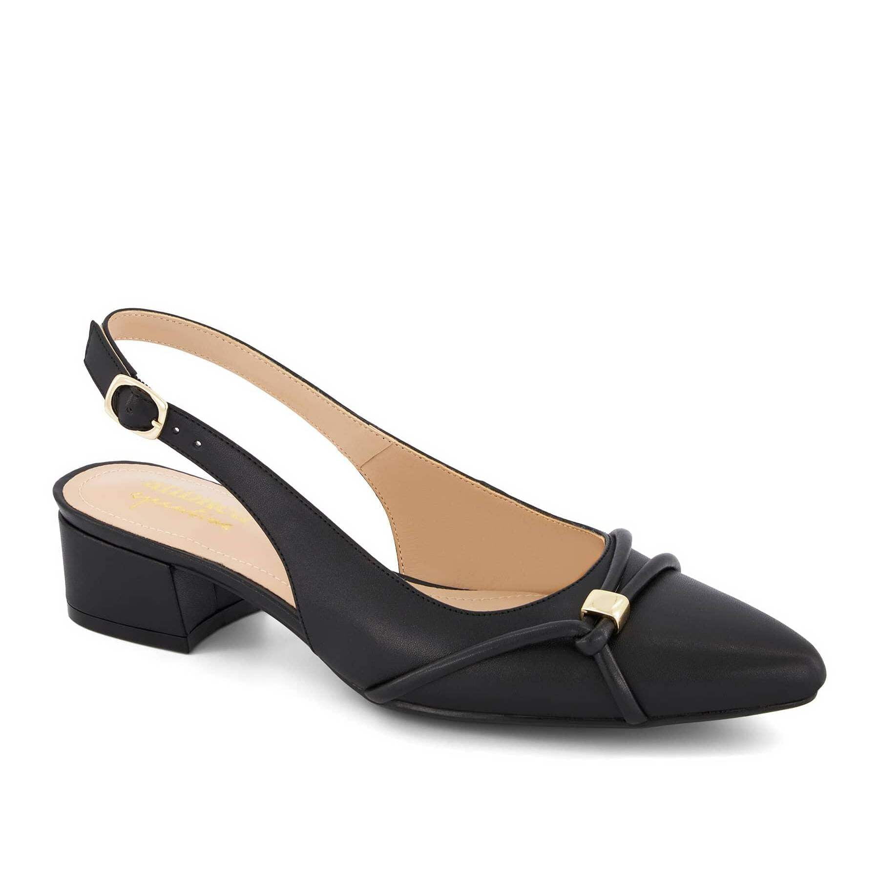Andrea Slingback Low Heel Pumps 67190 - Walmart.com