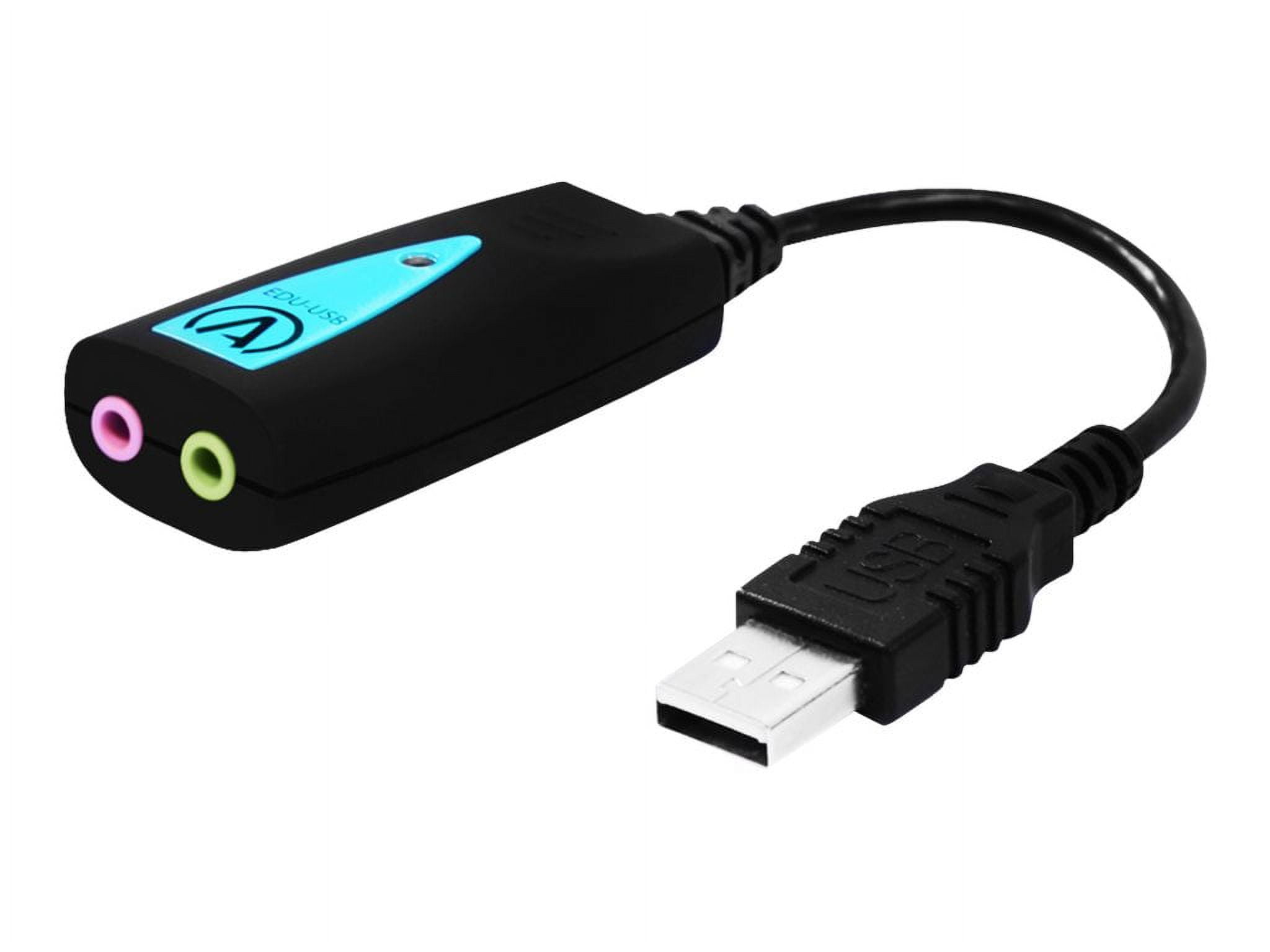 Andrea - External USB Sound Card - 48 kHz Stereo Audio Interface - PC ...