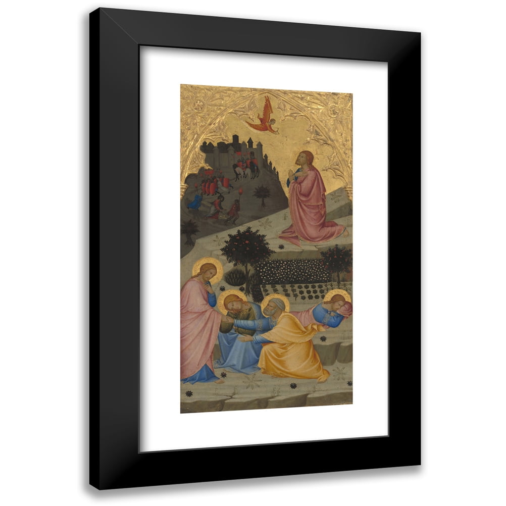 Andrea Vanni 11x18 Black Modern Framed Museum Art Print Titled - Scenes ...