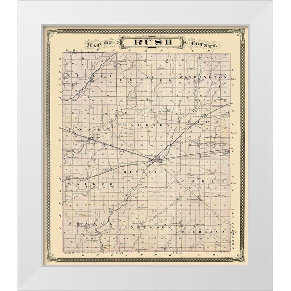 Andreas 20x23 White Modern Wood Framed Museum Art Print Titled - Rush ...