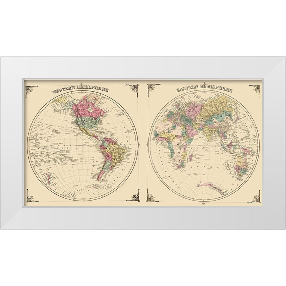 Andreas 24x15 White Modern Wood Framed Museum Art Print Titled ...
