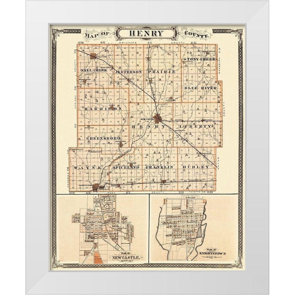 Andreas 26x32 White Modern Wood Framed Museum Art Print Titled - Henry ...