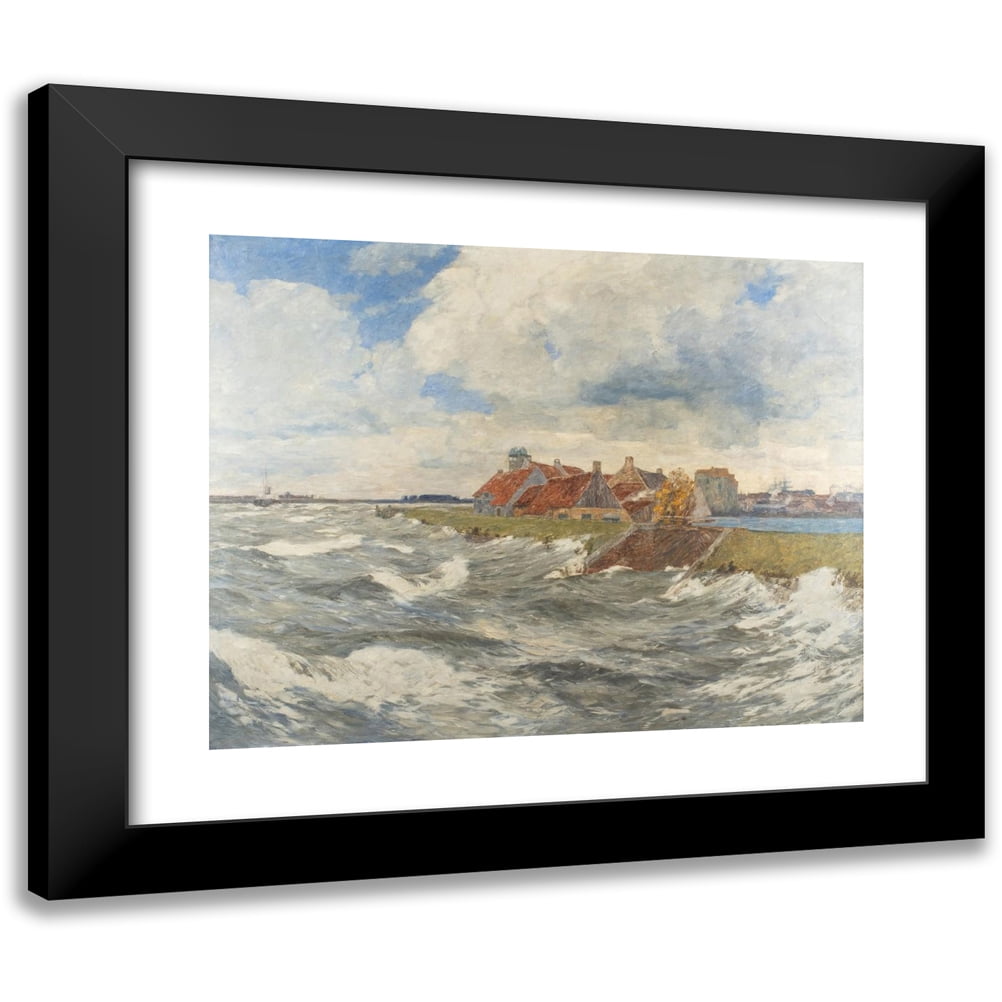 Andreas Dirks 24x20 Black Modern Framed Museum Art Print Titled - Mouth ...