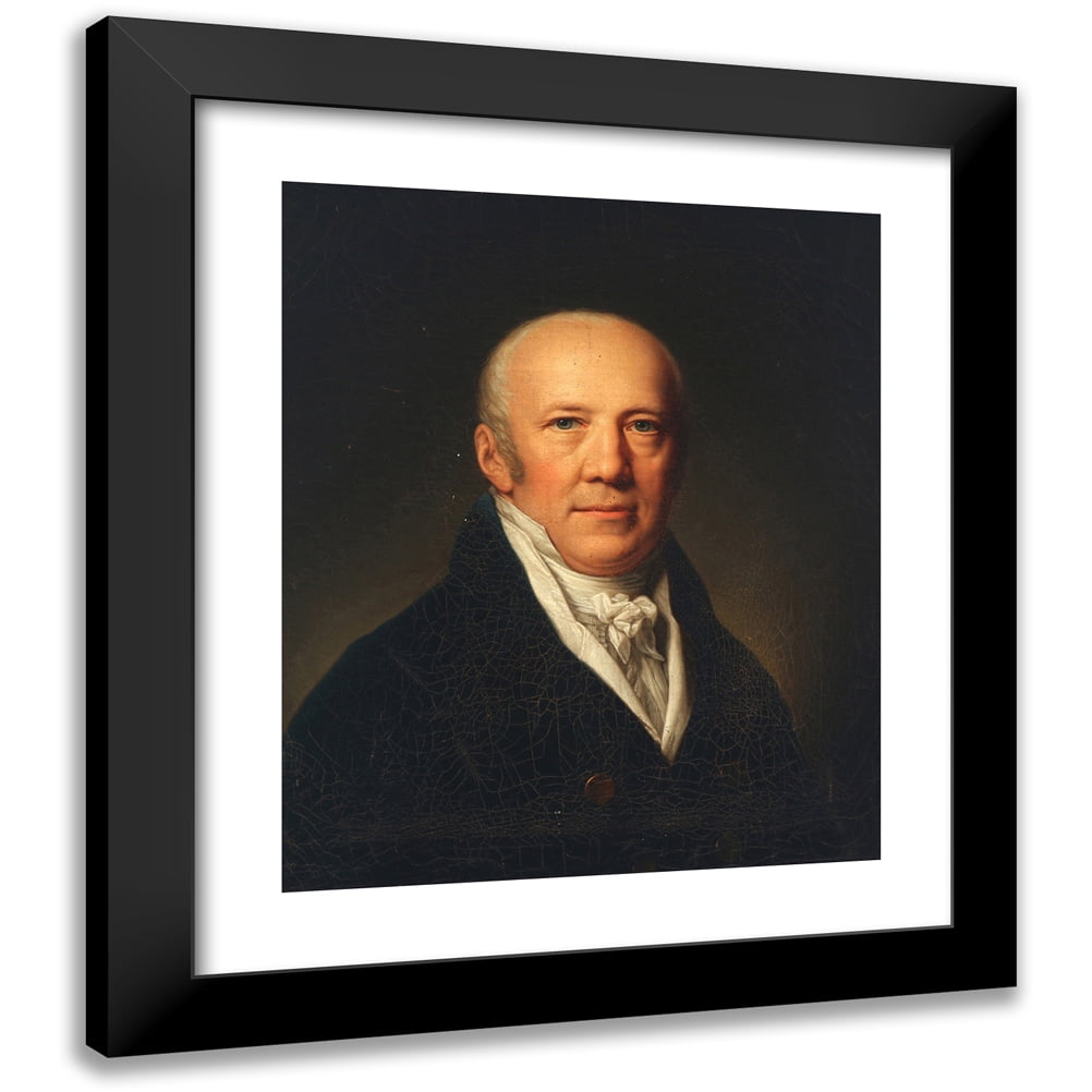 Andreas Herman Hunæus 15x17 Black Modern Framed Museum Art Print Titled ...