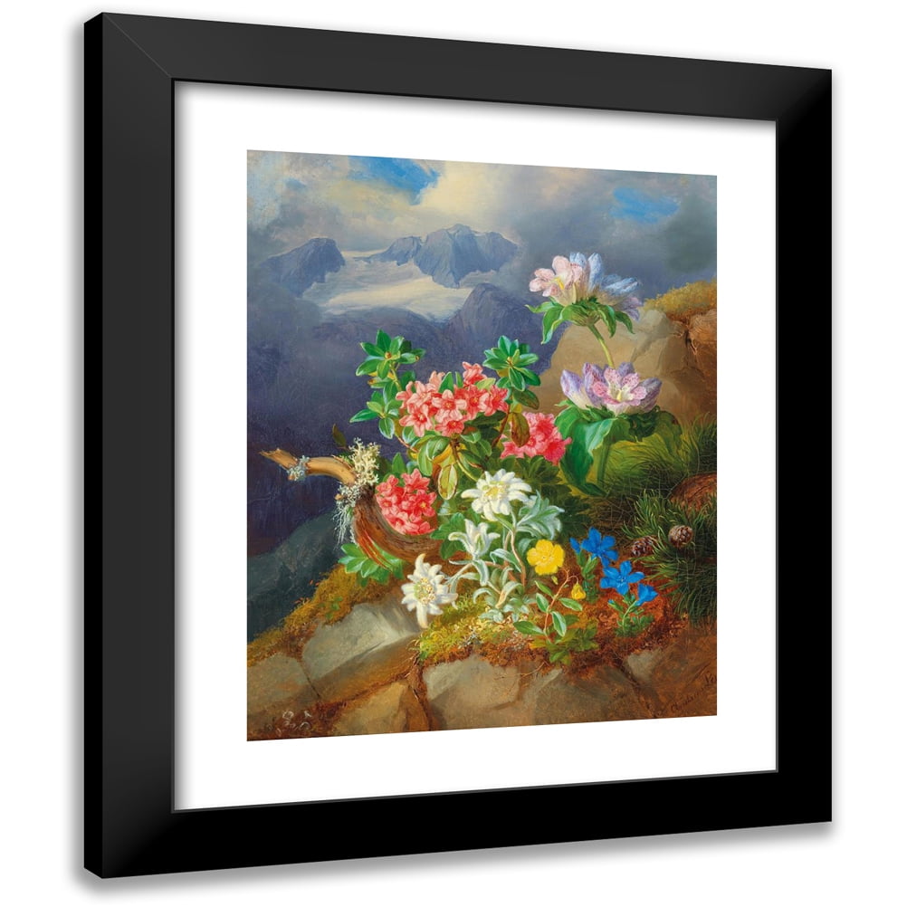 Andreas Lach 15x18 Black Modern Framed Museum Art Print Titled - Alpine ...