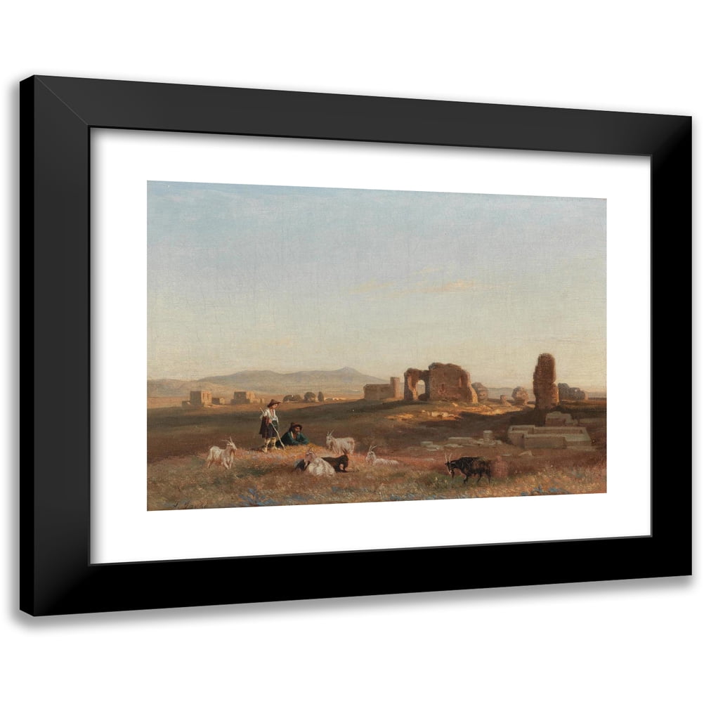 Andreas Marko 14x11 Black Modern Framed Museum Art Print Titled - A Southern Landscape with ...