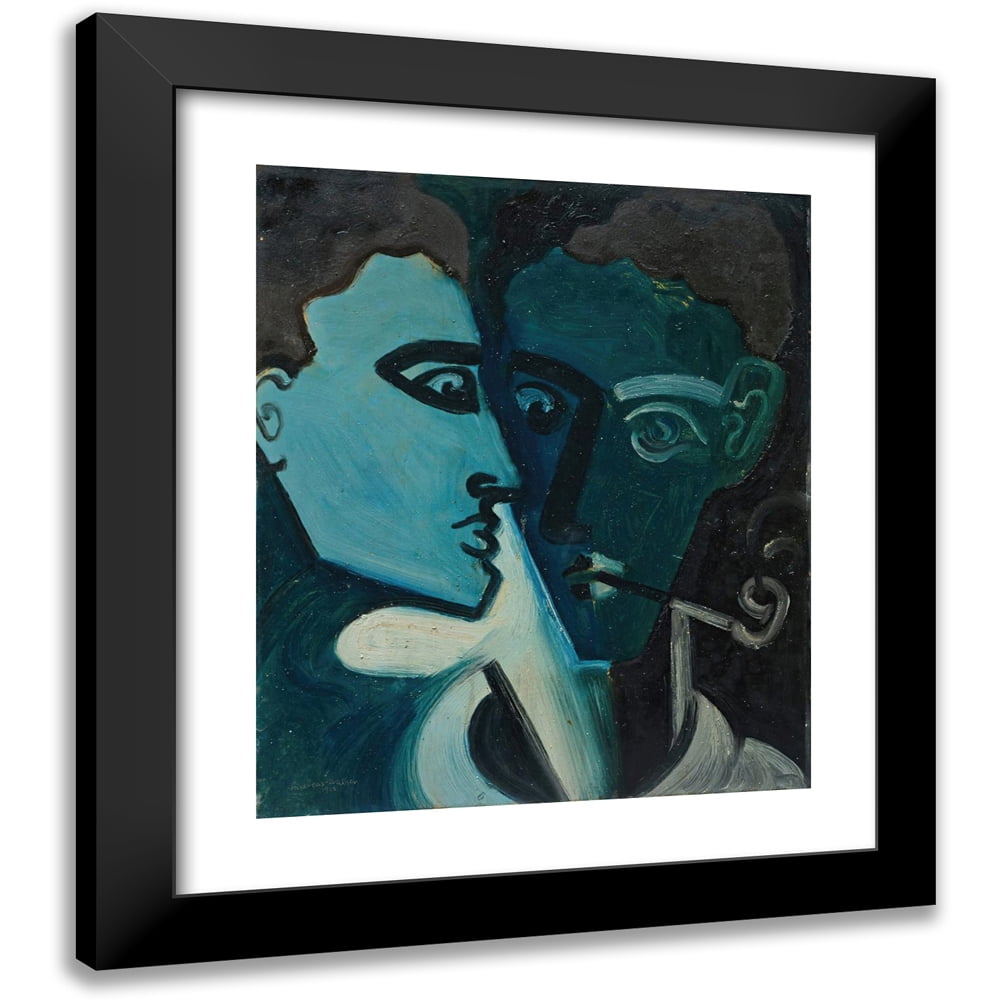 Andreas Walser 15x17 Black Modern Framed Museum Art Print Titled ...
