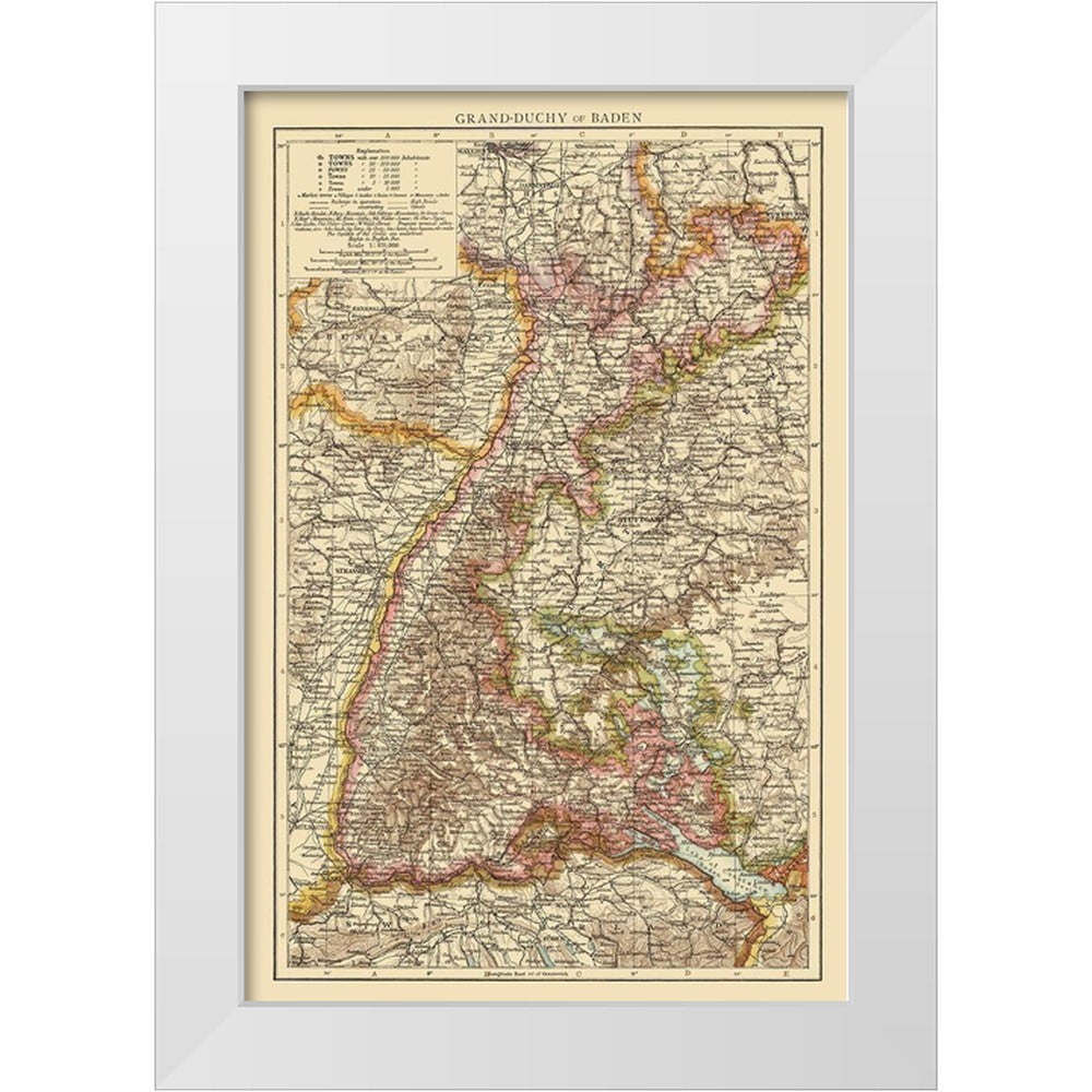 Andree 17x24 White Modern Wood Framed Museum Art Print Titled - Grand ...