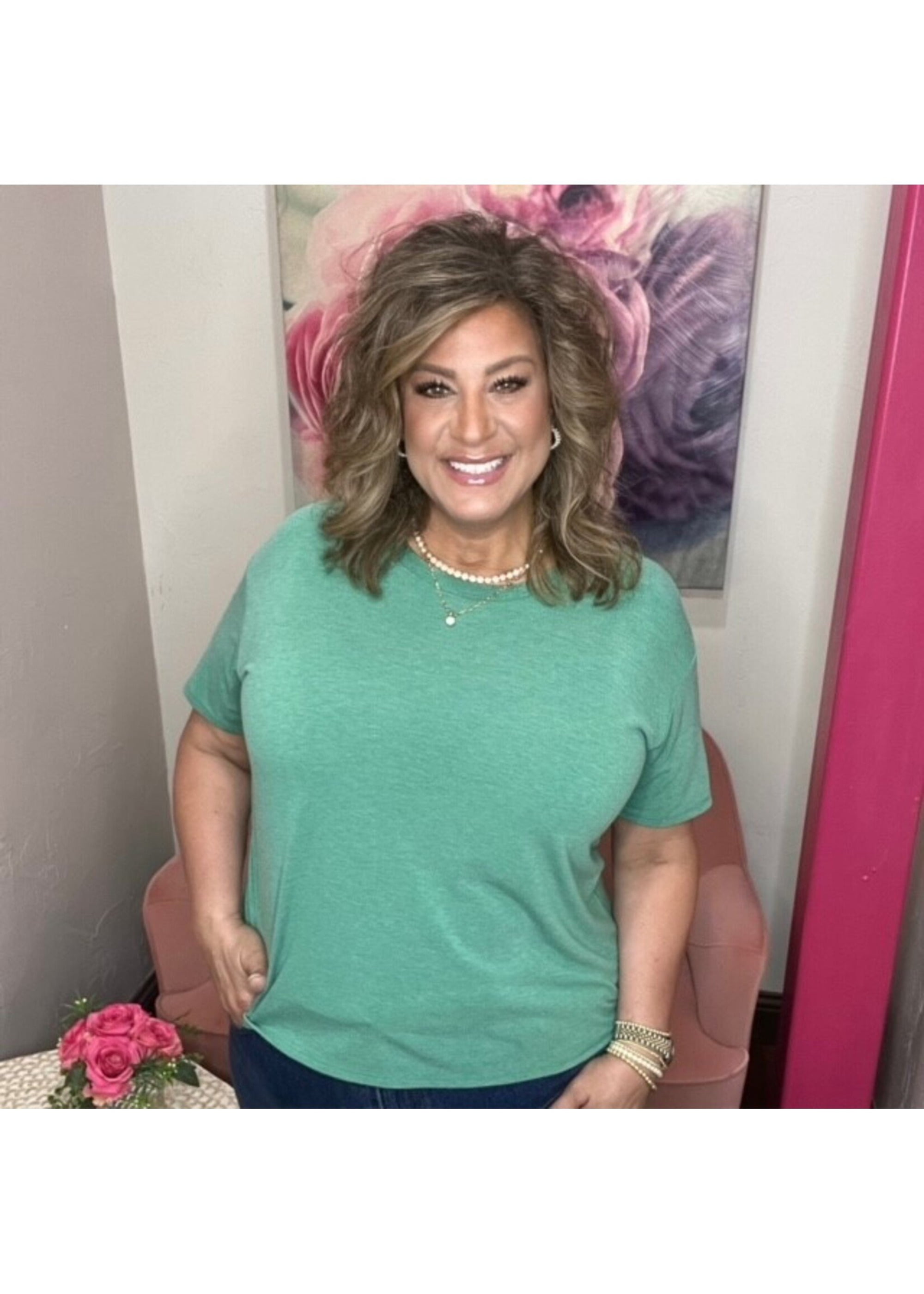 Andree by Unit Oversized Tee Green - Walmart.com