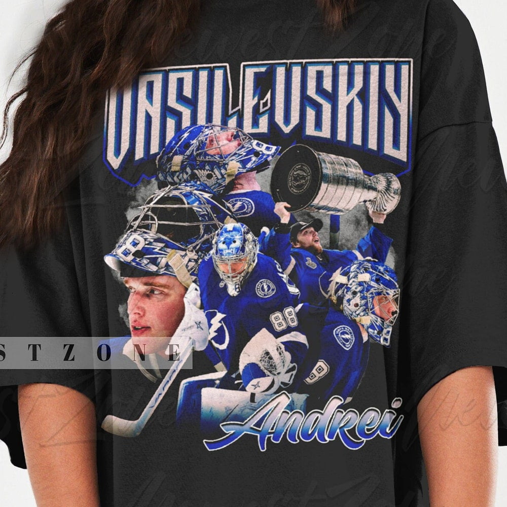 Andrei Vasilevskiy Shirt Ice Hockey American Professional Hockey Championship Sport Vintage ...