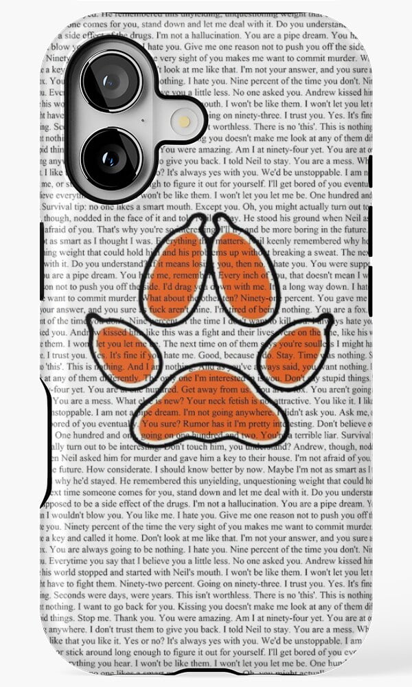 Andreil Quotes Bookish Literary Fan Design Phone Case for iPhone 17 16 ...